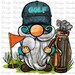 Golf Gnome Png Sublimation Design, Hand Drawn Gnome Png, Gnome Clipart ...