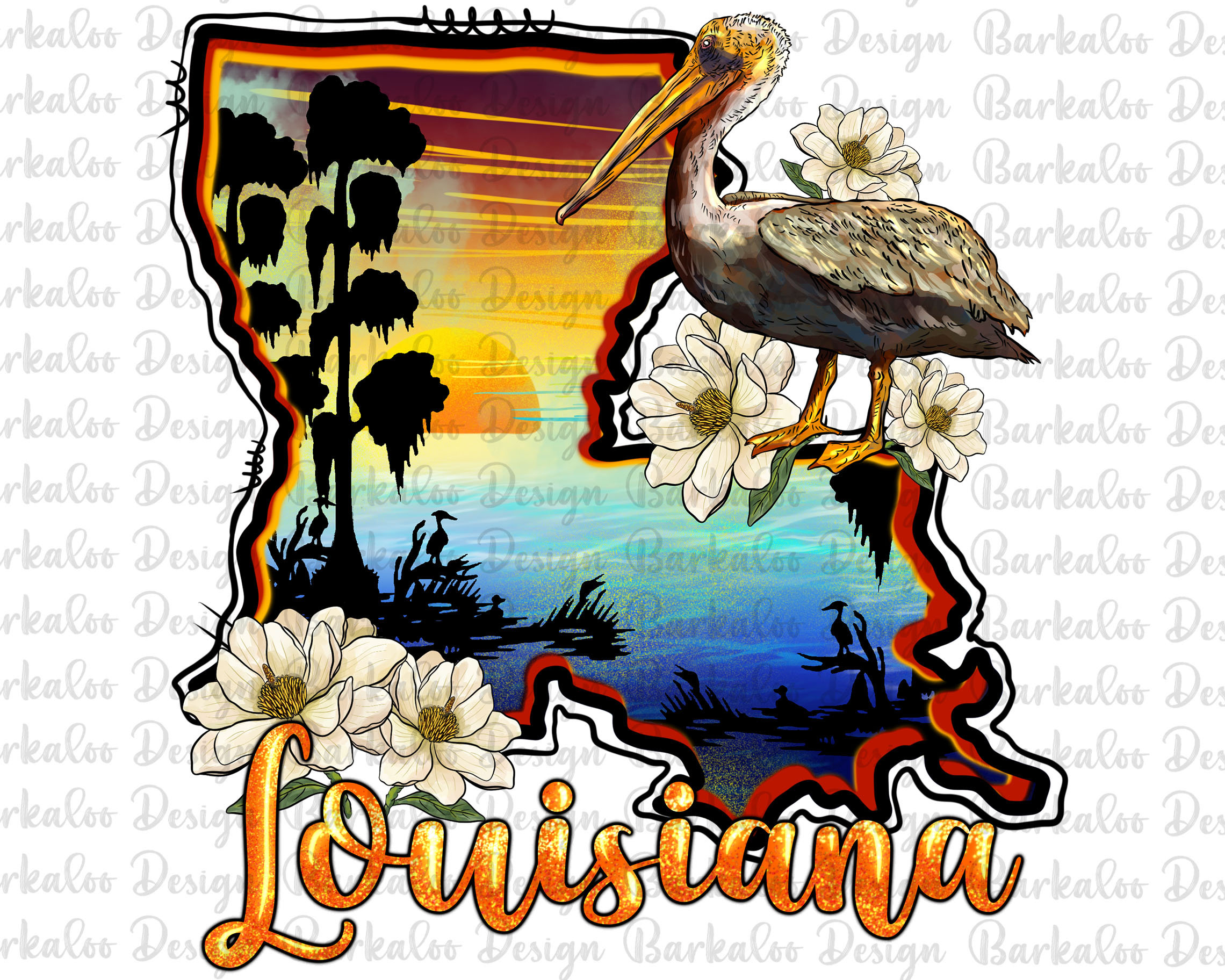 Louisiana State Flower And Bird