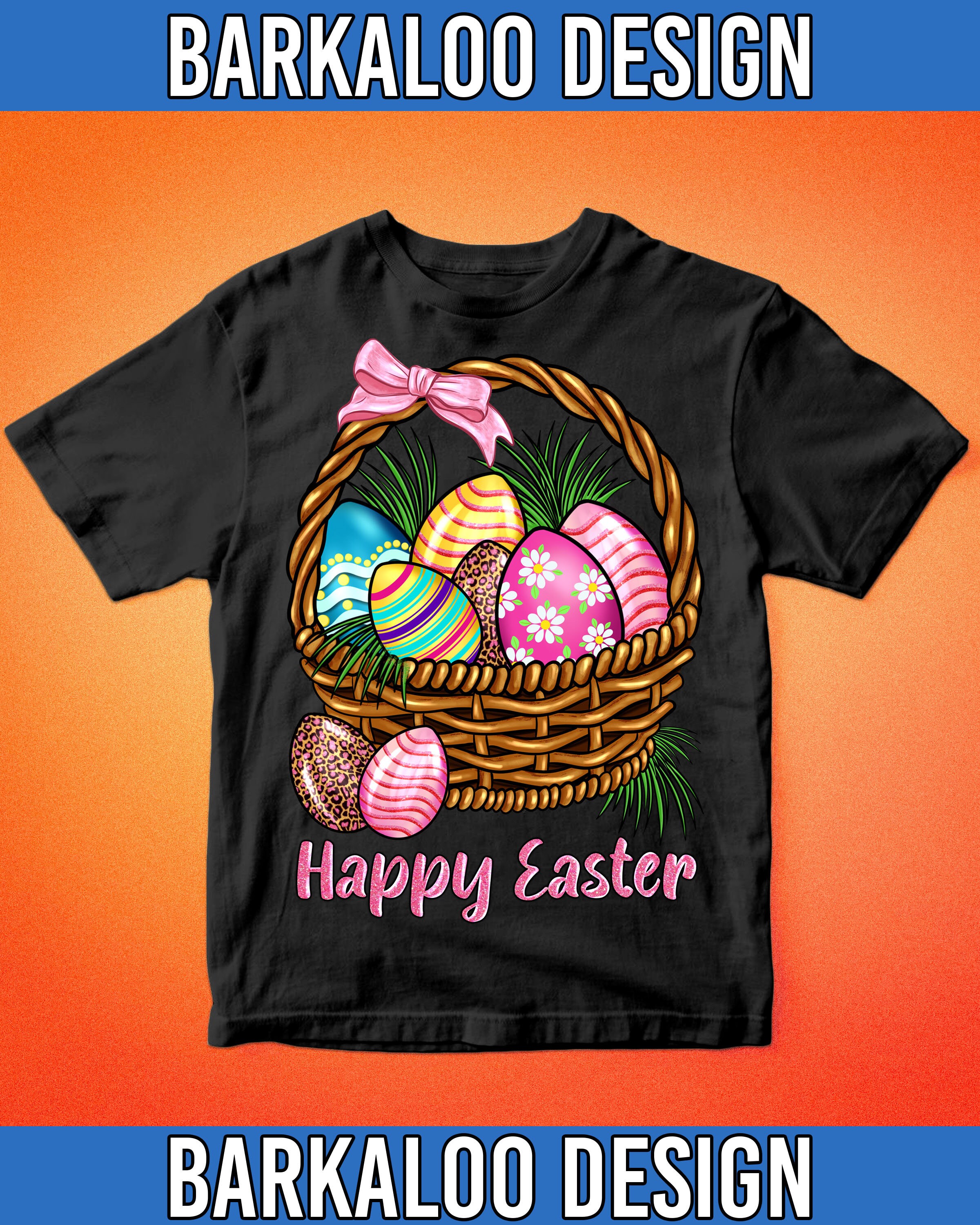 Happy Easter Egg Basket PNG Sublimation Design, Easter Png, Happy ...