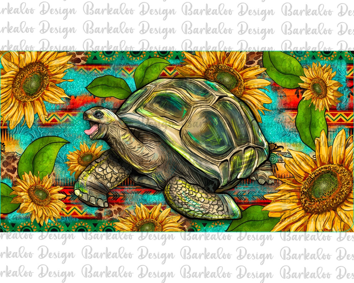 Western Aztec Tortoise License Plate Png Sublimation Design, Glitter ...
