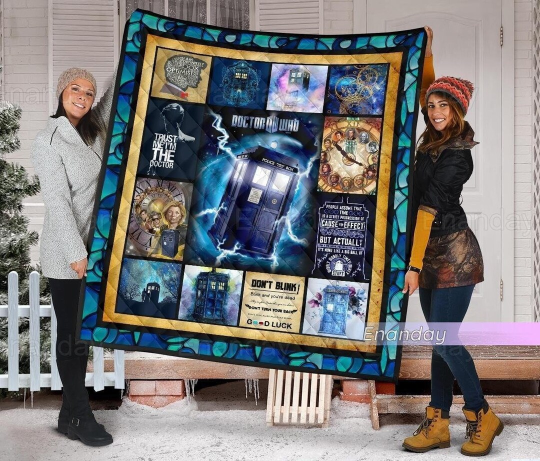 Tardis Doctor Who Quilt, Doctor Who Quilt, Dr Who Movie Quilt, the ...