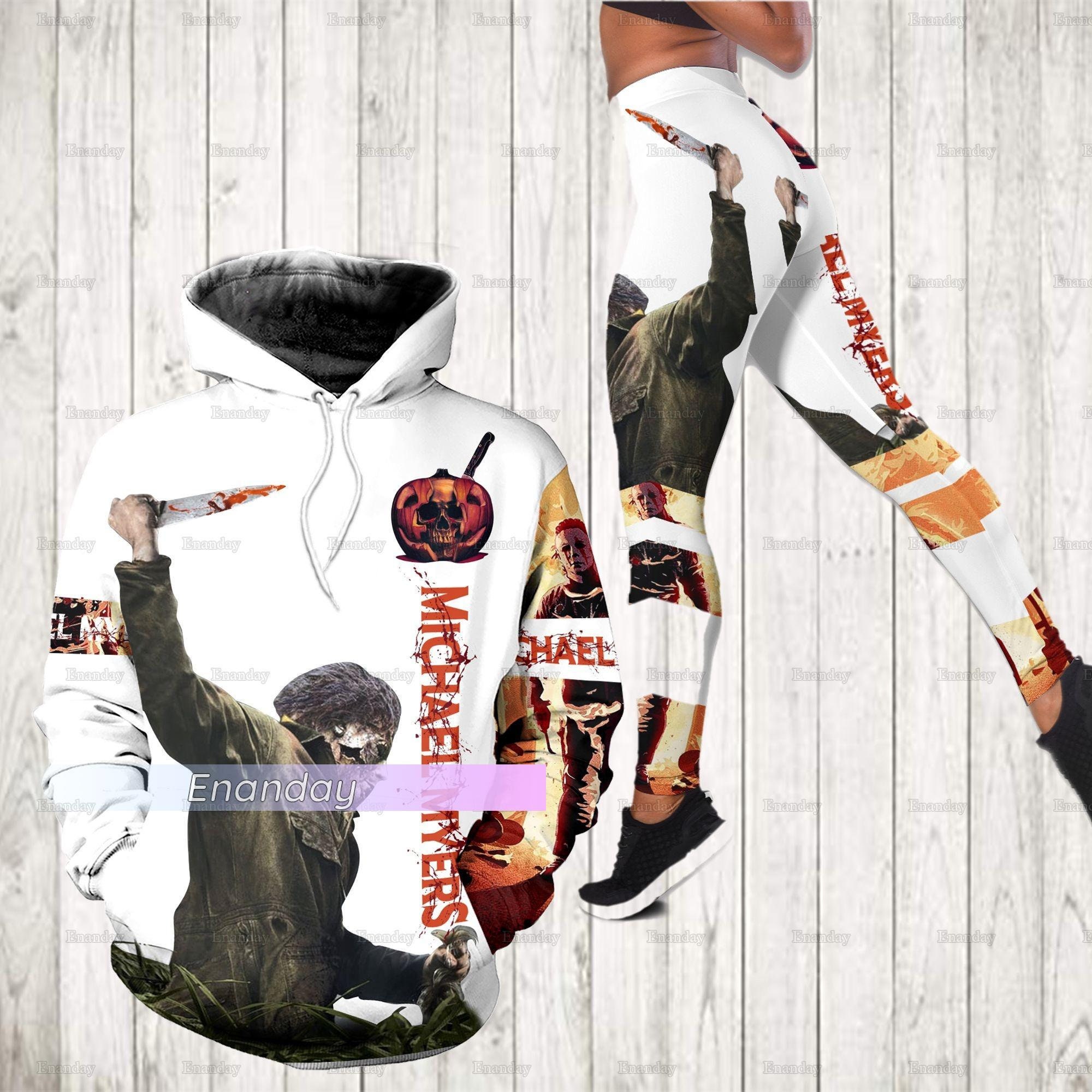 Michael Myers Hoodie, Michael Myers Leggings, Horror Movie Hoodie ...
