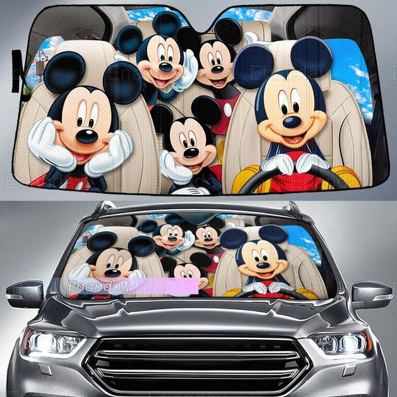 Mickey mouse windshield sun shade store