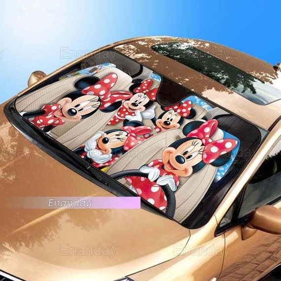 Minnie mouse car sun shade store