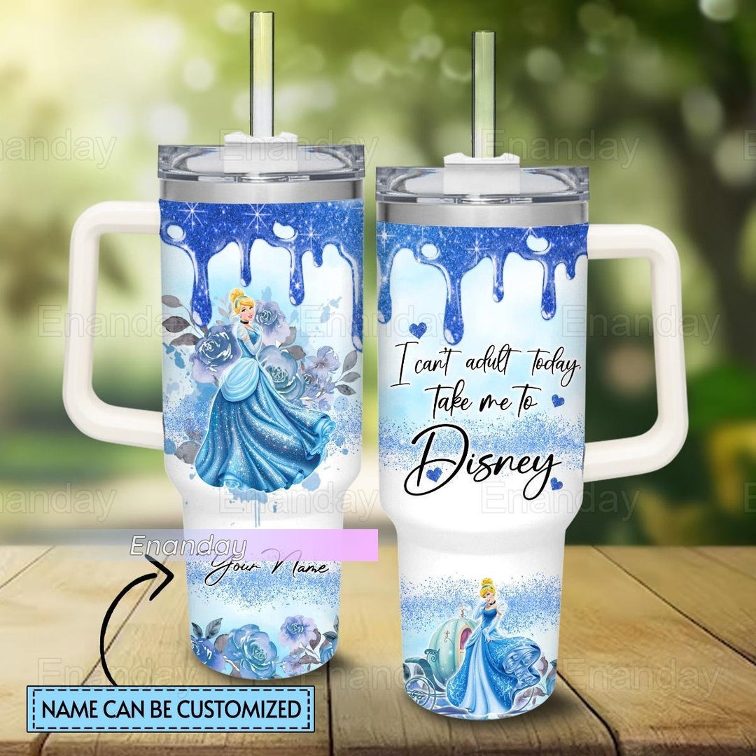 Cinderella Tumbler 40oz, Custom Cinderella Princess Tumbler, Cinderella ...