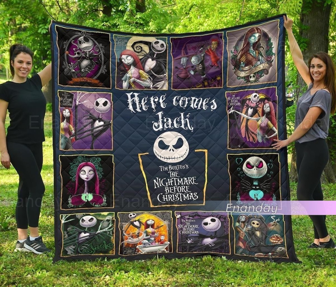 Jack Skellington Quilt, Nightmare Before Christmas Quilt, Jack and ...