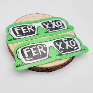Feid Ferxxo Sticker, Feid Glasses, Ferxxo Glases Sticker, Water ...