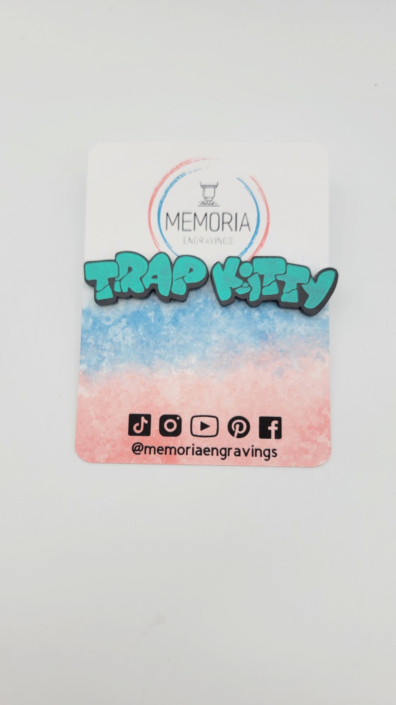 Young Miko Trap Kitty Inspired Earrings, Young Miko Fans, Trap Kitty ...