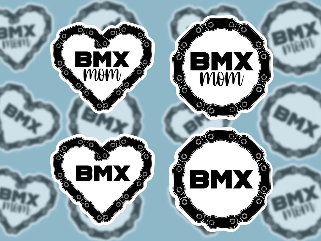 BMX Sticker | BMX MOM Sticker | Bmx Bike Chain Sticker | Bmx Mom Decals ...