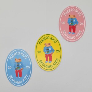 Concho Bad Bunny Sticker | Puerto Rico Seguimo Aqui Sapo Concho Sticker ...