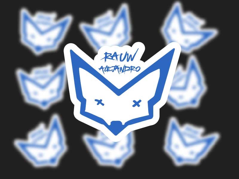 Rauw Alejandro Sticker Rauw Alejandro Fox Sticker Rauw - Etsy