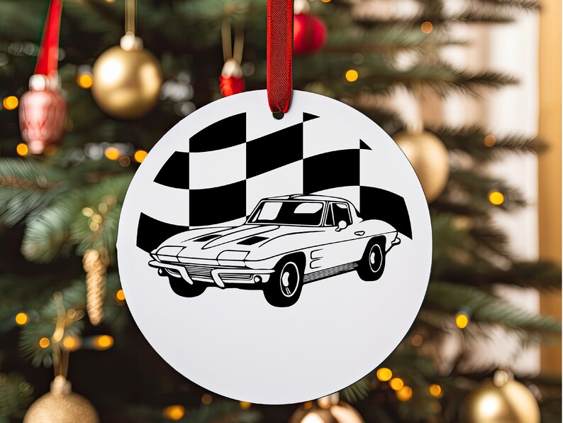 Corvette Ornament | Car Christmas Ornaments | Classic Cars Ornaments ...