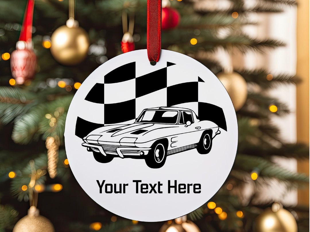 Corvette Ornament | Car Christmas Ornaments | Classic Cars Ornaments ...