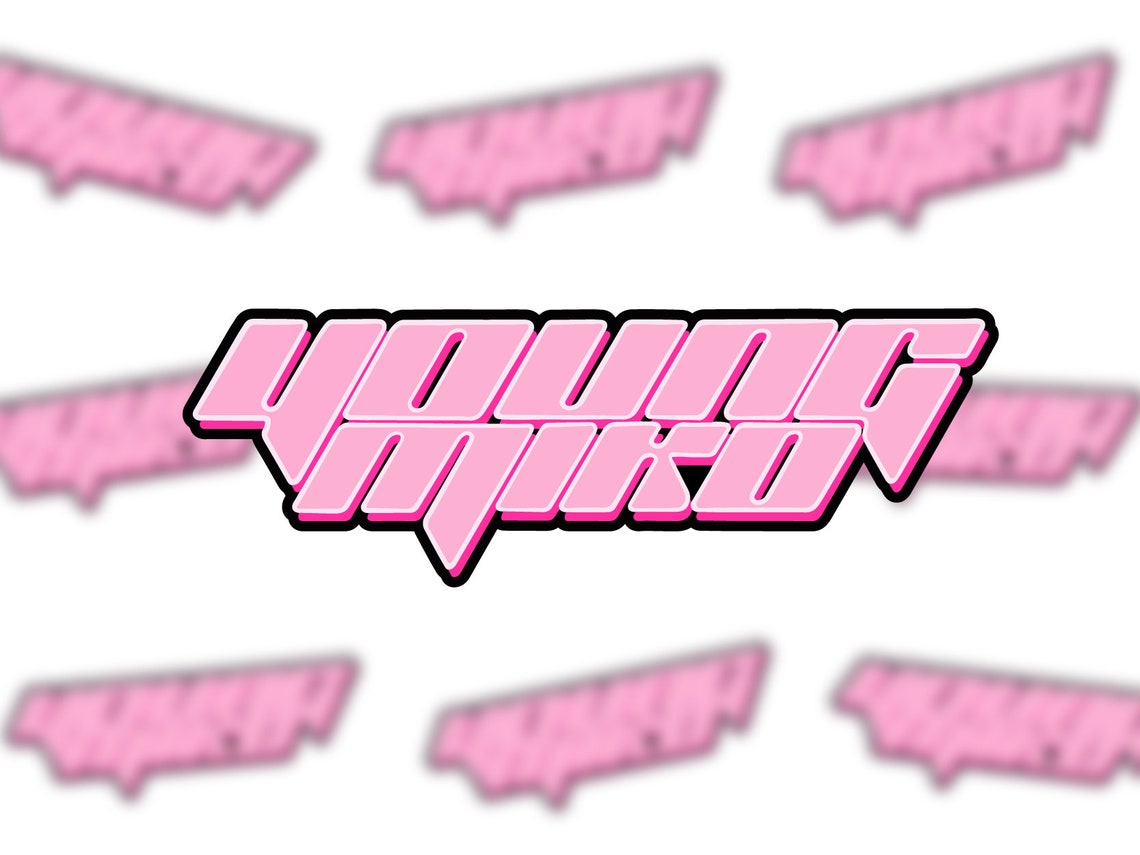 Young Miko Sticker Young Miko Logo Sticker Young Miko Gift Idea Baby ...