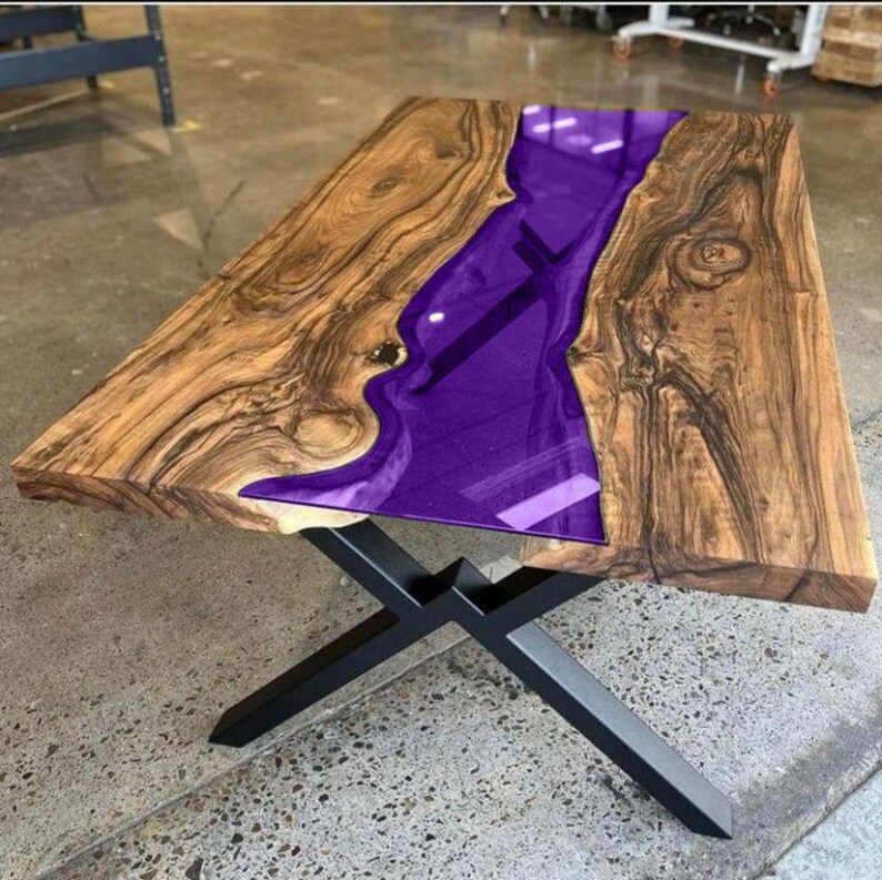 Red Custom River Table Epoxy River Table Resin River Table | Etsy