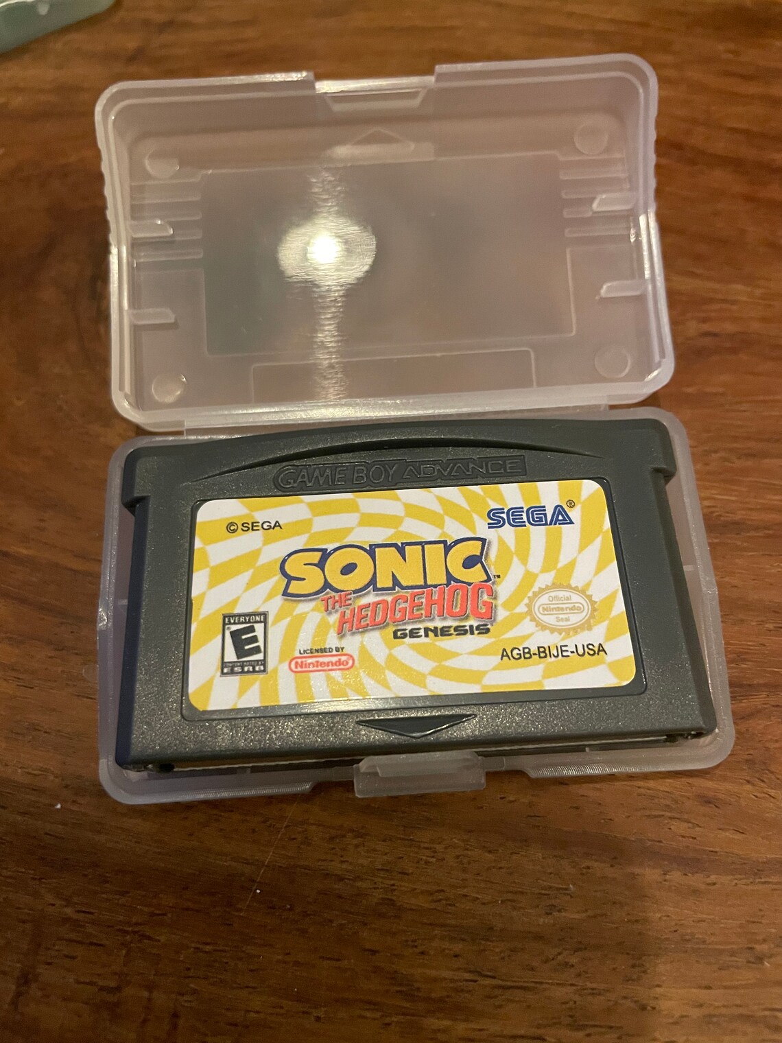 Sonic the Hedgehog Genesis Gameboy Advance Cartridge | Etsy