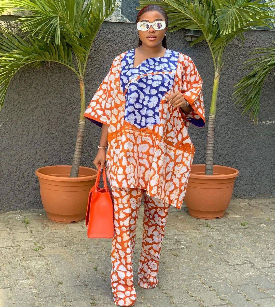 African Dashik, African Print Two Set, Ankara Pant, Women Tailored Buba ...