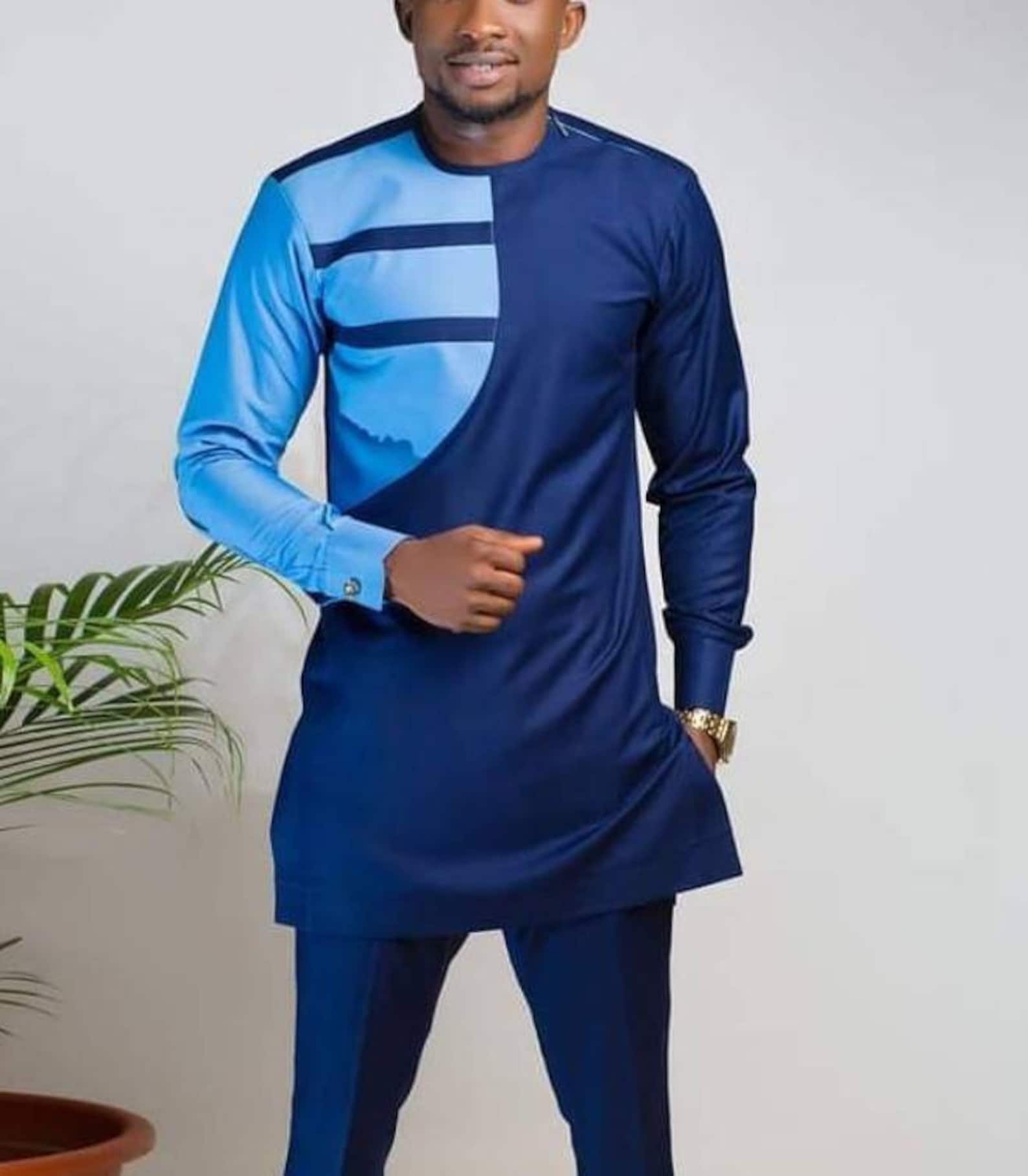 African Men Fashion African Men Suit African Wedding Outfit - Etsy