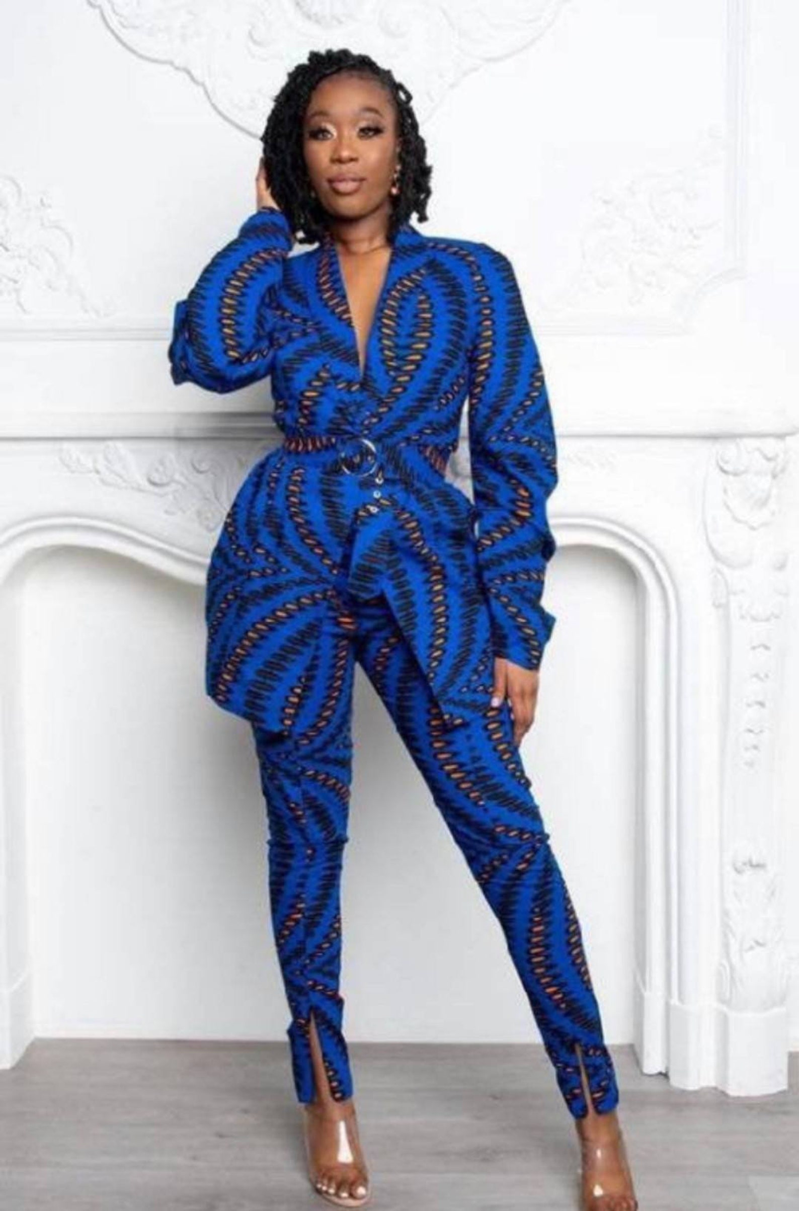 African Two Piece,african Jacket and Trousers for Women,african Women ...