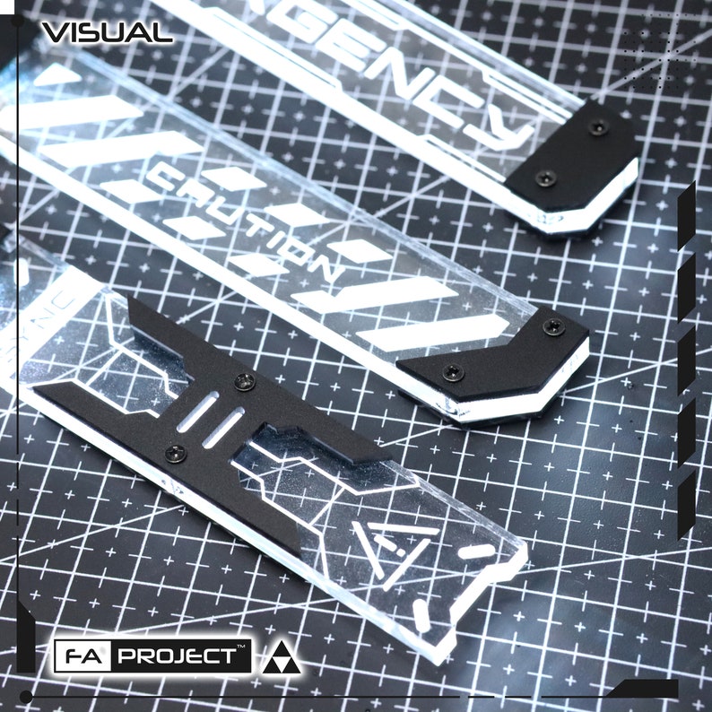 Futuristic LED Keychain & Necklace Accessories Multi Color - Etsy