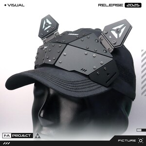 Armored Modular Hat Cap Tactical Futuristic With Glow in the Dark ...