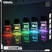 Futuristic LED Keychain Dog Tag Accessories Multi Color Light ...