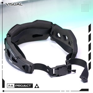 Armored Neck Cover Collar Futuristic Tactical Techwear Mecha ARMOR-X06N ...