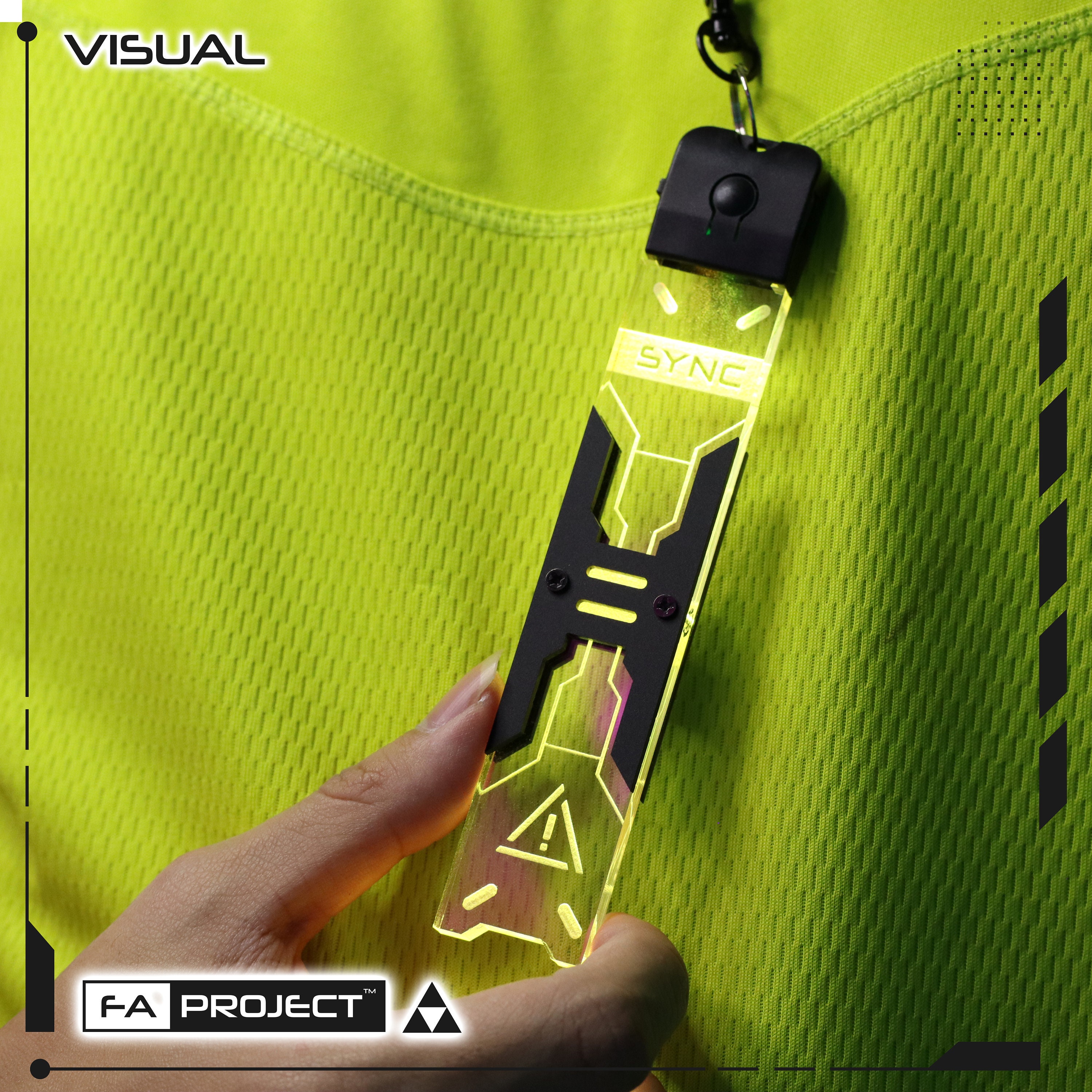 Futuristic LED Keychain & Necklace Accessories Multi Color - Etsy