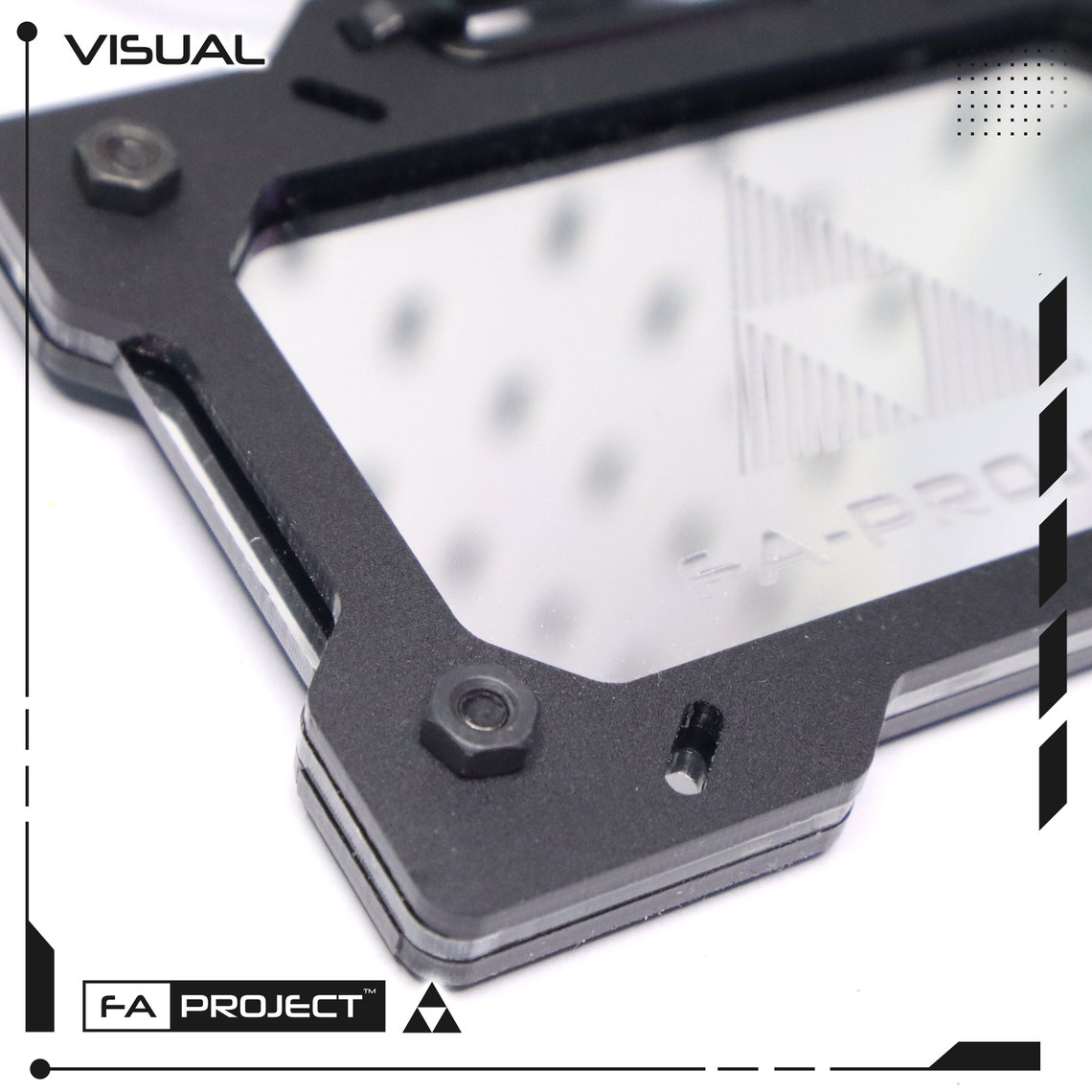 Custom Name Tag Logo / Text Mirror ID Card Carabiner Keychain - Etsy