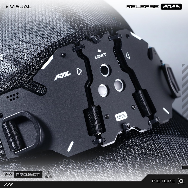 Tactical Futuristic Modular Armored Panel Headwear Mesh Baseball Cap ...