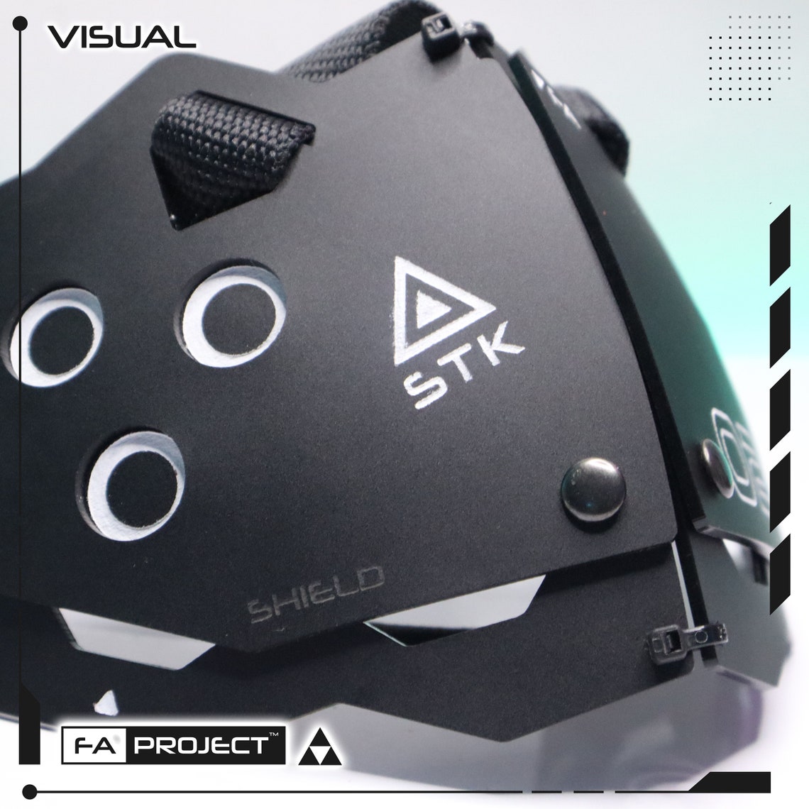 Armored Mask Cover Futuristic Techwear MK-STK-02 | Etsy