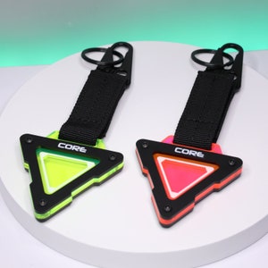 Futuristic Tactical Techwear Keychain Carabiner Triangle ORNAMEN-CORE ...