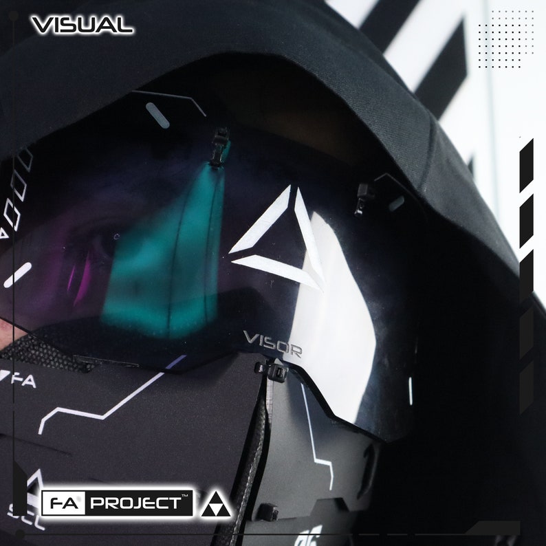 Visor Headband Sun Glasses Futuristic Techwear VISOR-XC1 | Etsy