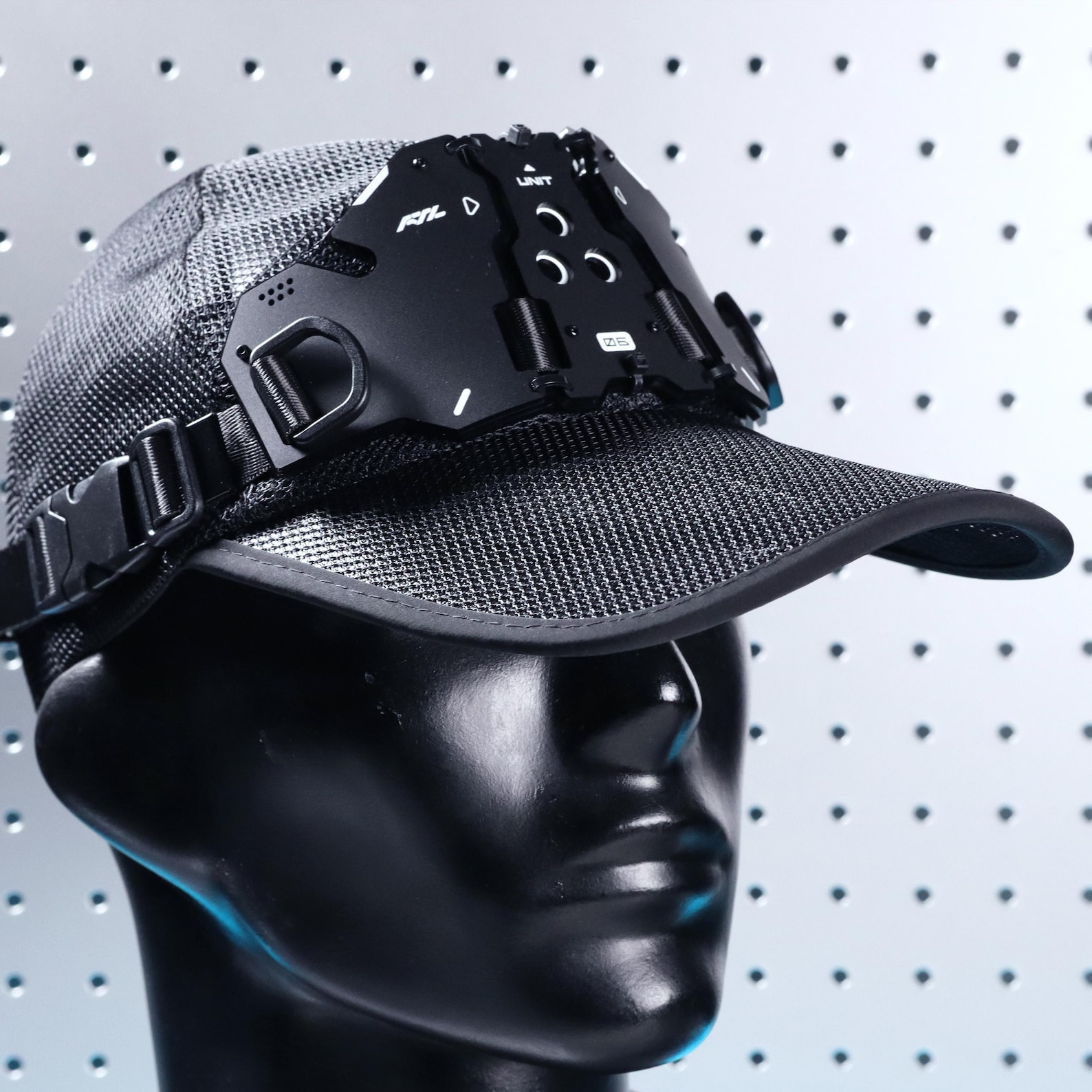 Tactical Futuristic Modular Armored Panel Headwear Mesh Baseball Cap ...