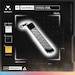 Futuristic LED Keychain & Necklace Accessories Multi Color Illumination ...