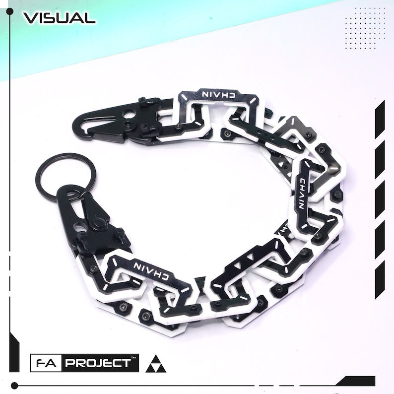 Chain Carabiner Futuristic Techwear Multi Purpose EDC - Etsy