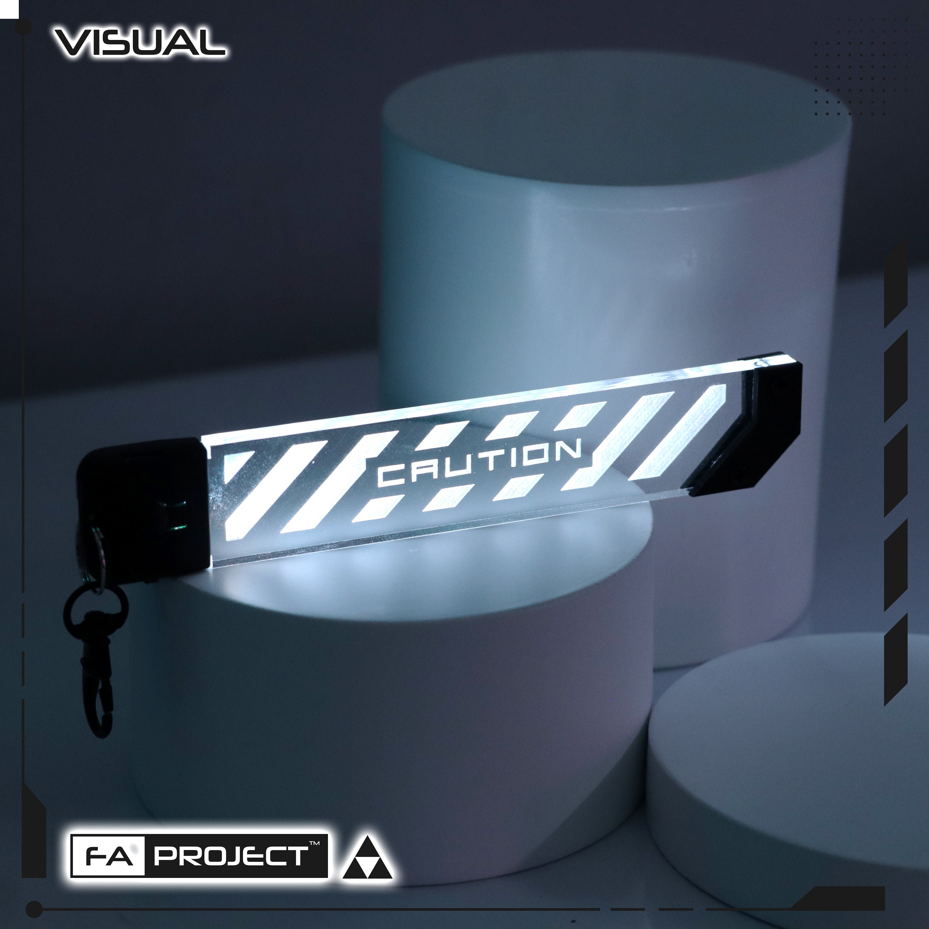 Futuristic LED Keychain & Necklace Accessories Multi Color - Etsy