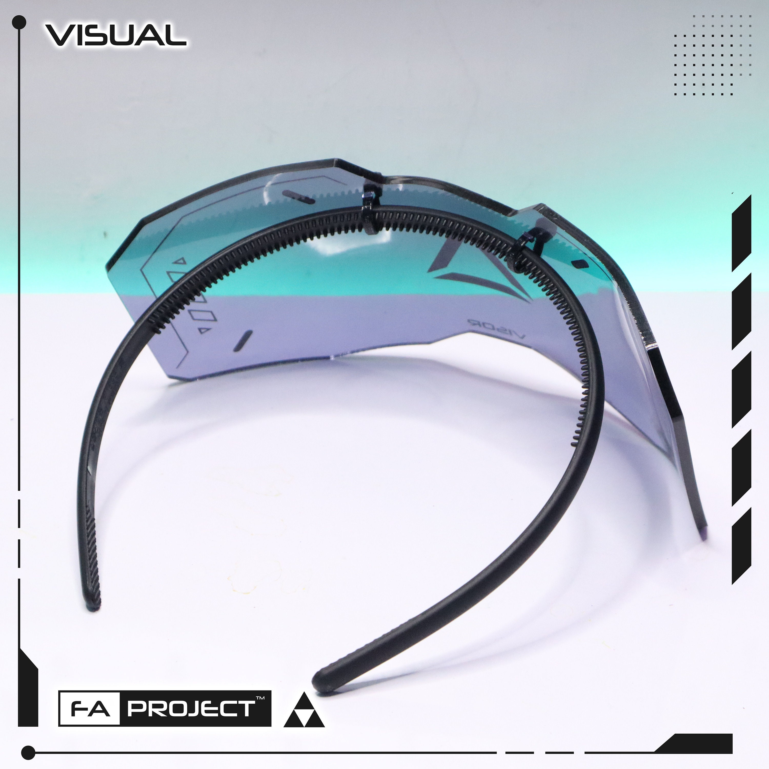 Visor Headband Sun Glasses Futuristic Techwear VISOR-XC1 - Etsy