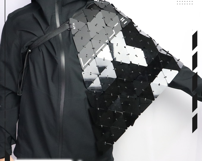 Futuristic Chainmail Shoulder / Hip Cloak Armored ETX_ARMOR-CM03T - Etsy