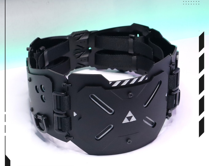 Armored Neck Cover Collar Futuristic Tactical Techwear ARMOR-X08N - Etsy