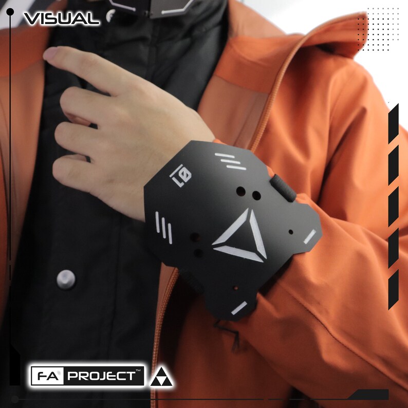 Armor Plate Armband & Shoes Cover Futuristic Mecha ARMOR-X01S - Etsy