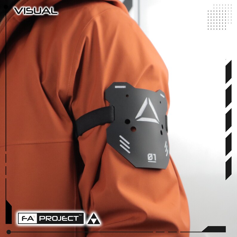 Armor Plate Armband & Shoes Cover Futuristic Mecha ARMOR-X01S - Etsy