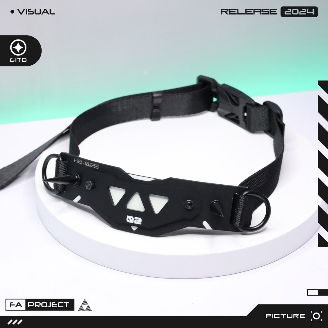 Armored Spike Horn Plate Headband With Glow in the Dark Accessories ...