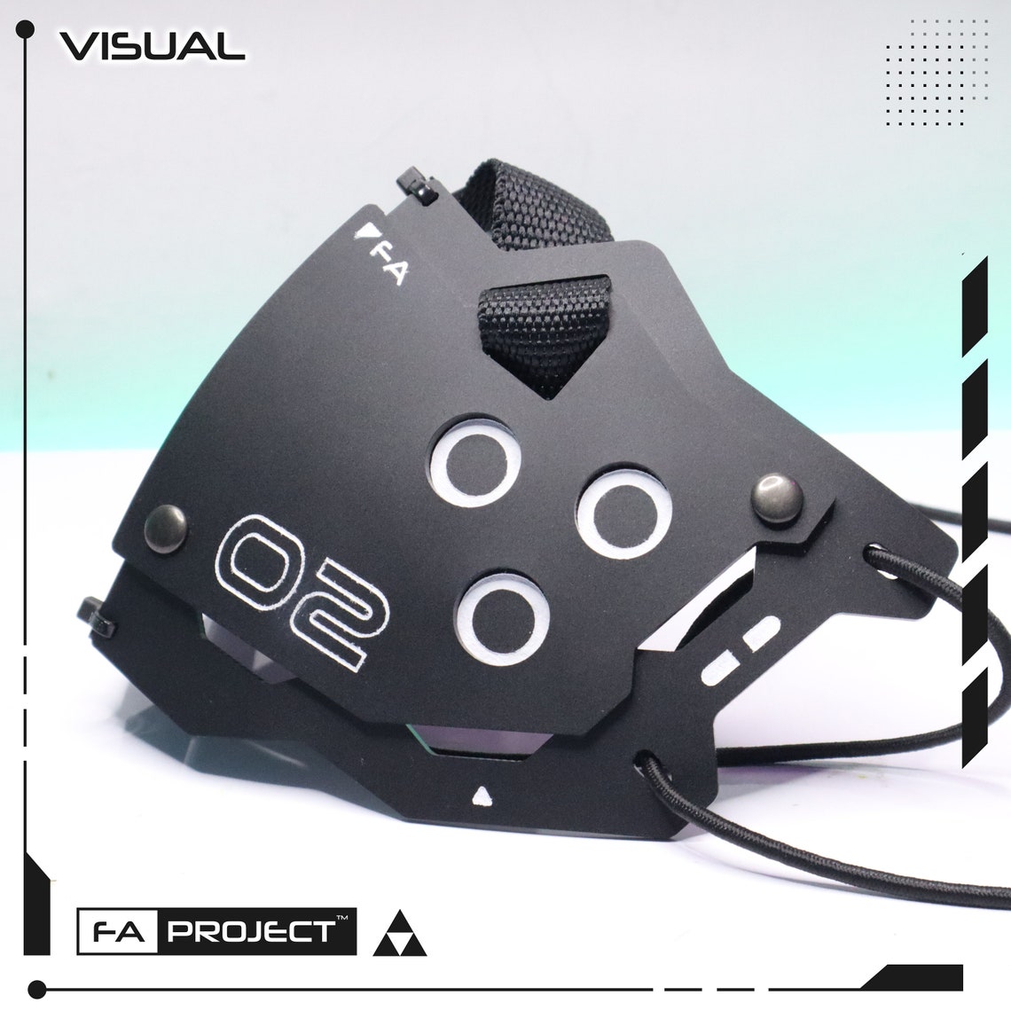 Armored Mask Cover Futuristic Techwear MK-STK-02 | Etsy