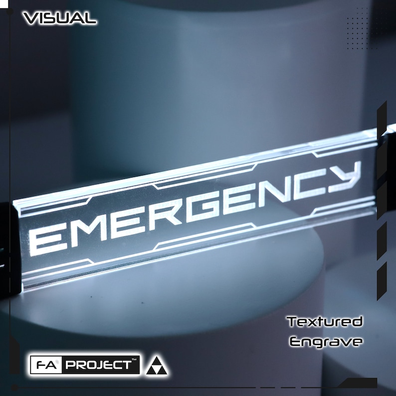 Futuristic LED Keychain & Necklace Accessories Multi Color - Etsy