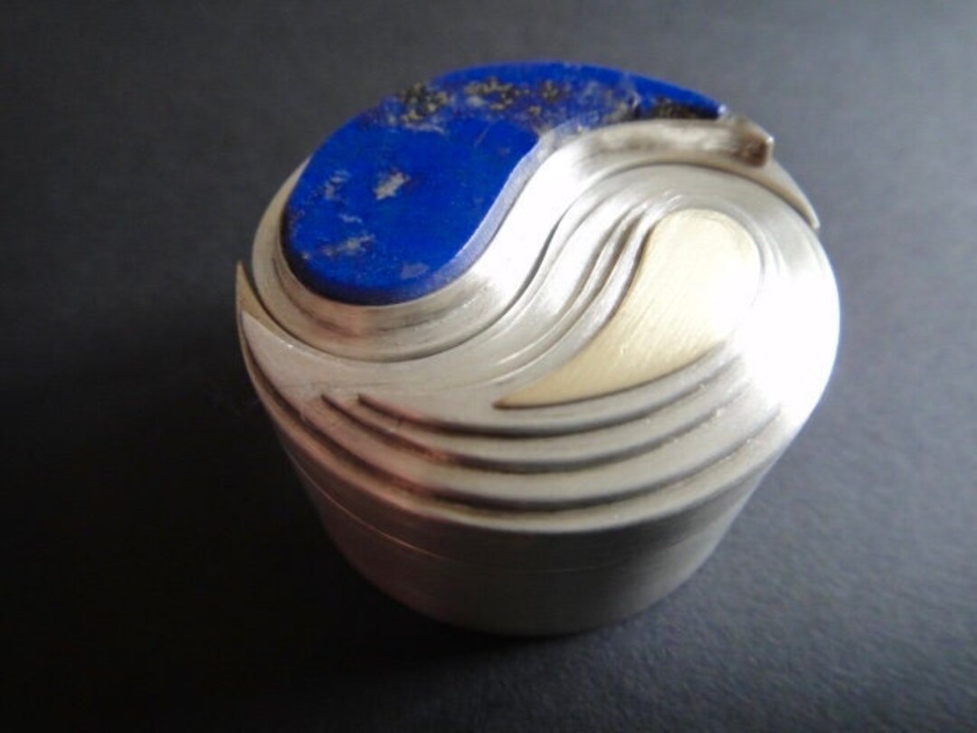 Handmade Yin Yang Lapis Box - Etsy