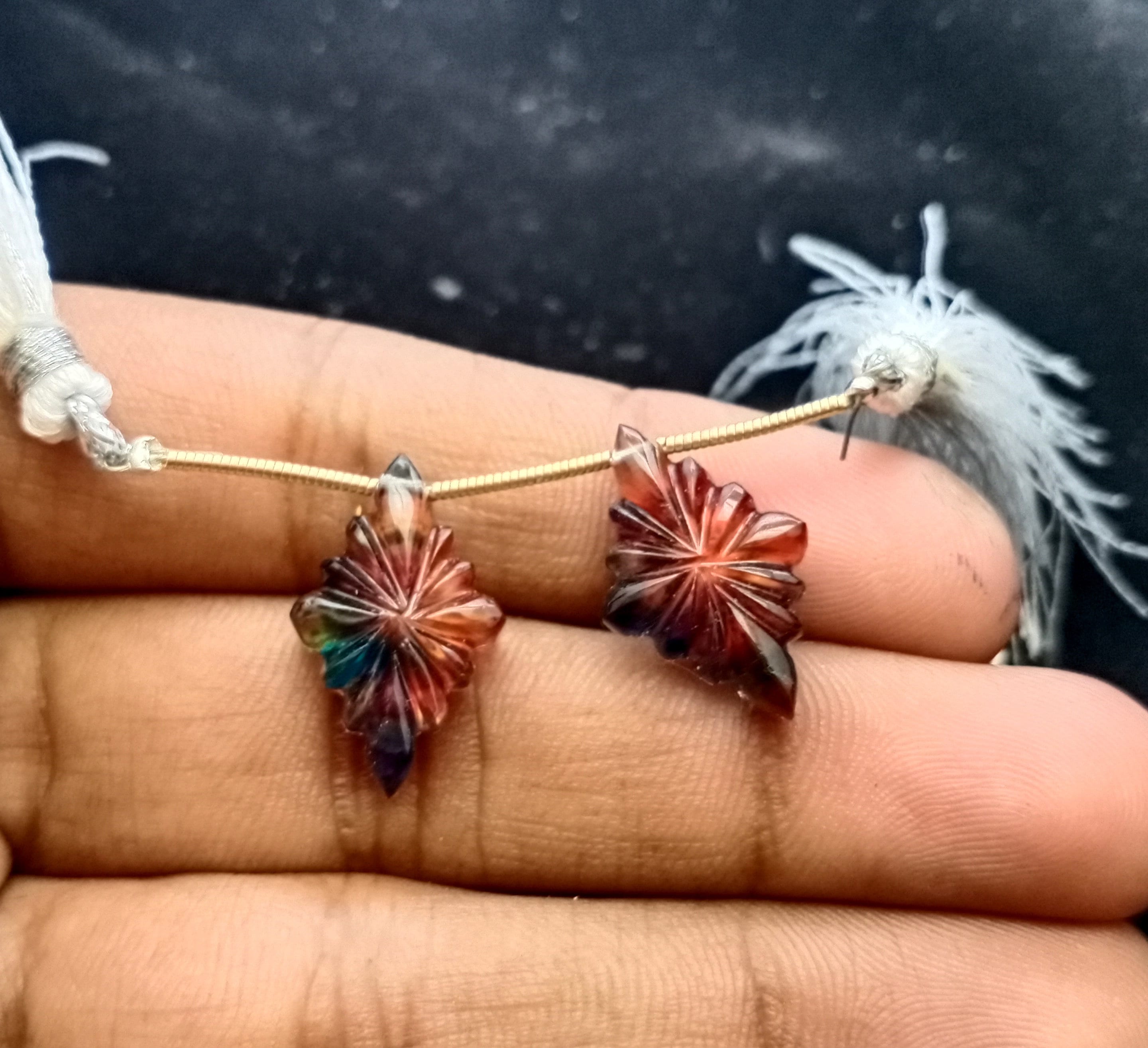 Multi Abalone Shell Kite Shape Fancy Stone Good Stone Jewelery Making ...