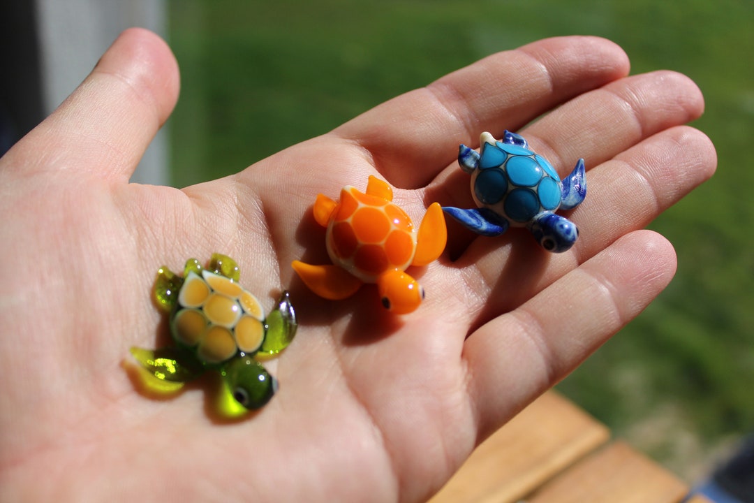 Colourful Turtle Family, Green Baby Sea Turtle, Orange Turtle, Caretta ...