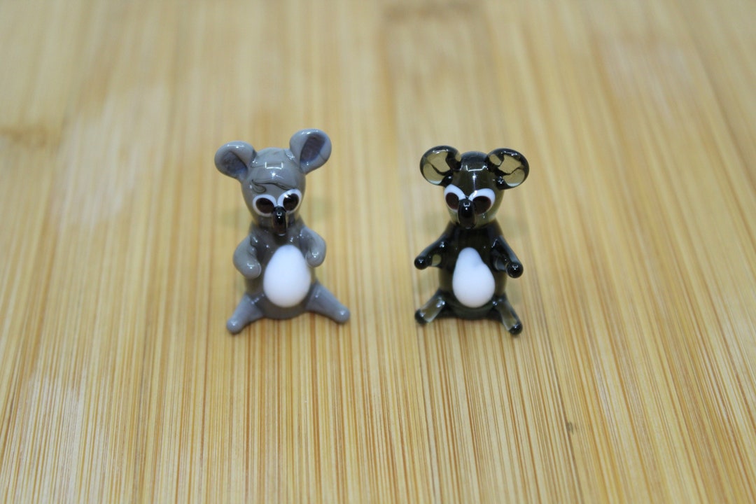 Glass Koala Figurine, Handmade Glass Koala Bear, Gift for Christmas ...