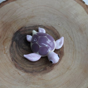 Baby Sea Turtle Sea Turtle Figurine Hand Blown Glass Sea | Etsy